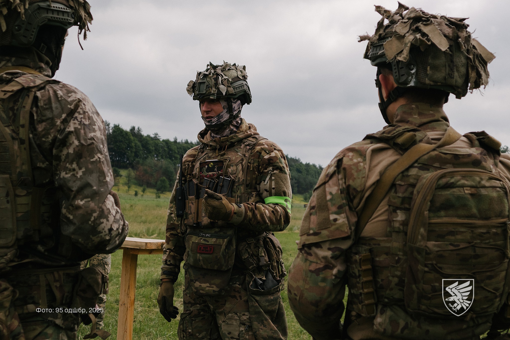 Тренування воїнів 95 бригади ДШВ, які прийшли служити за програмою ...